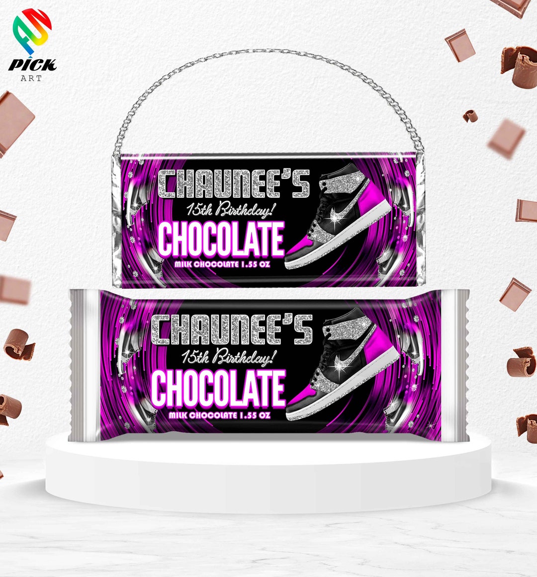 Editable Candy Wrapper, Editable Chocolate Bar, Editable Wrapper ...