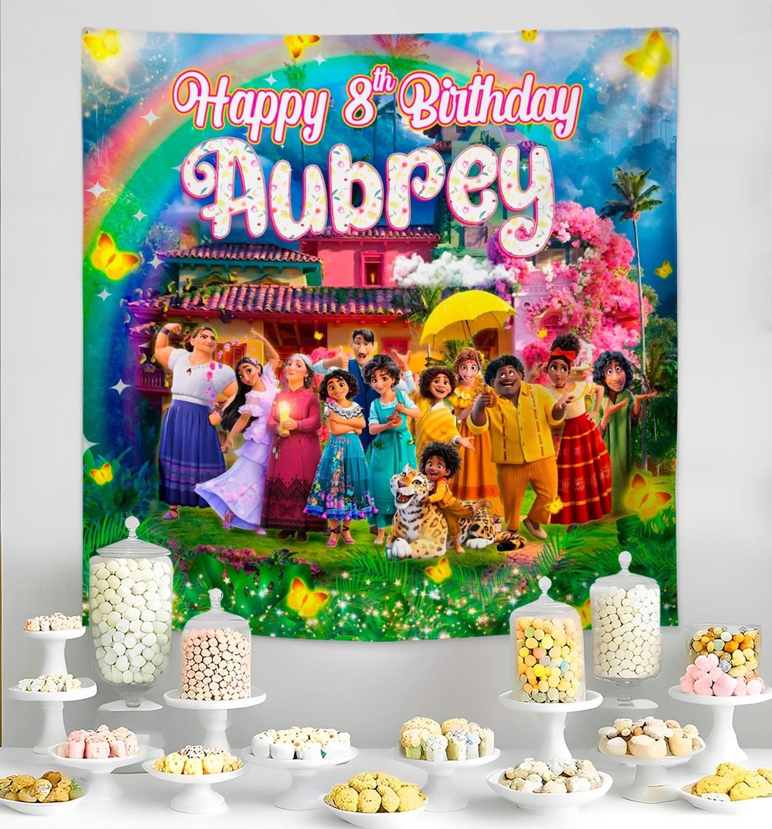 Encanto Banner | Mirabel Backdrop | Encanto Wall Decor | Encanto Sign ...