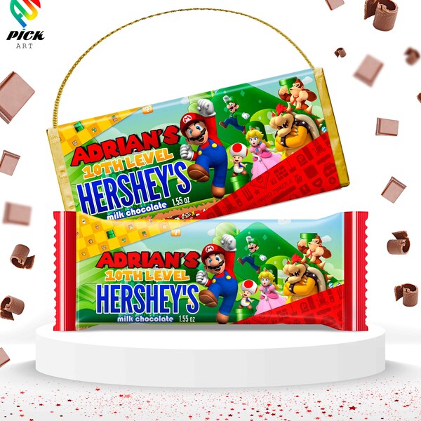 Nintendo Switch Candy Bar Wrapper - Etsy