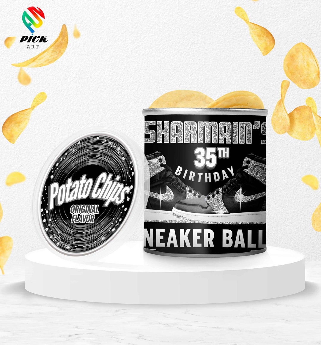 Editable Potato Chips Label, Editable Potato Wrapper, Editable Chips ...
