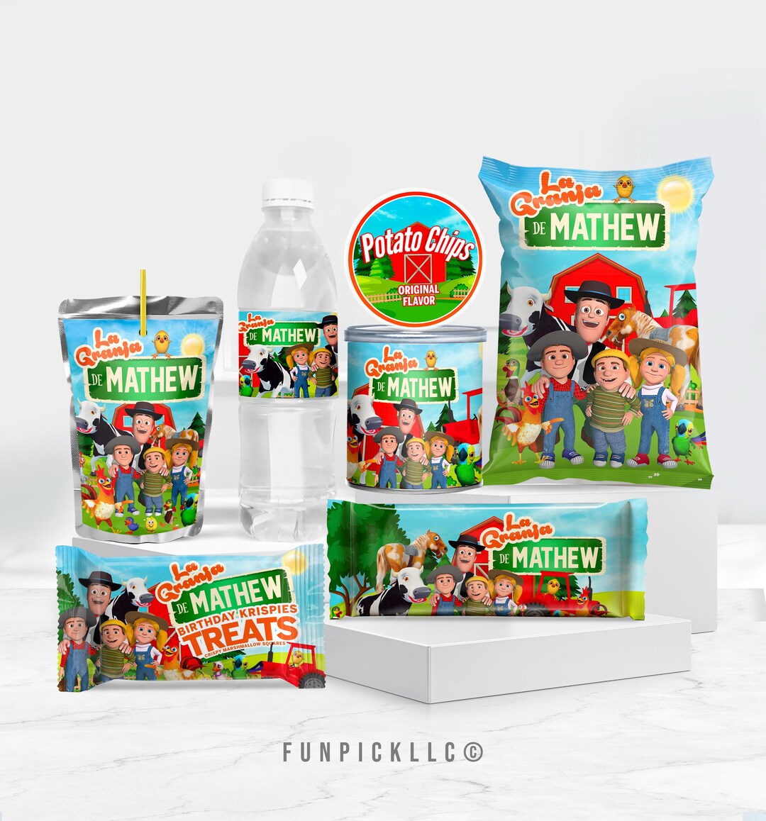 La Granja De Zenon Bundle for DIY, Zenon's Farm Pack, Granja De Zenon ...