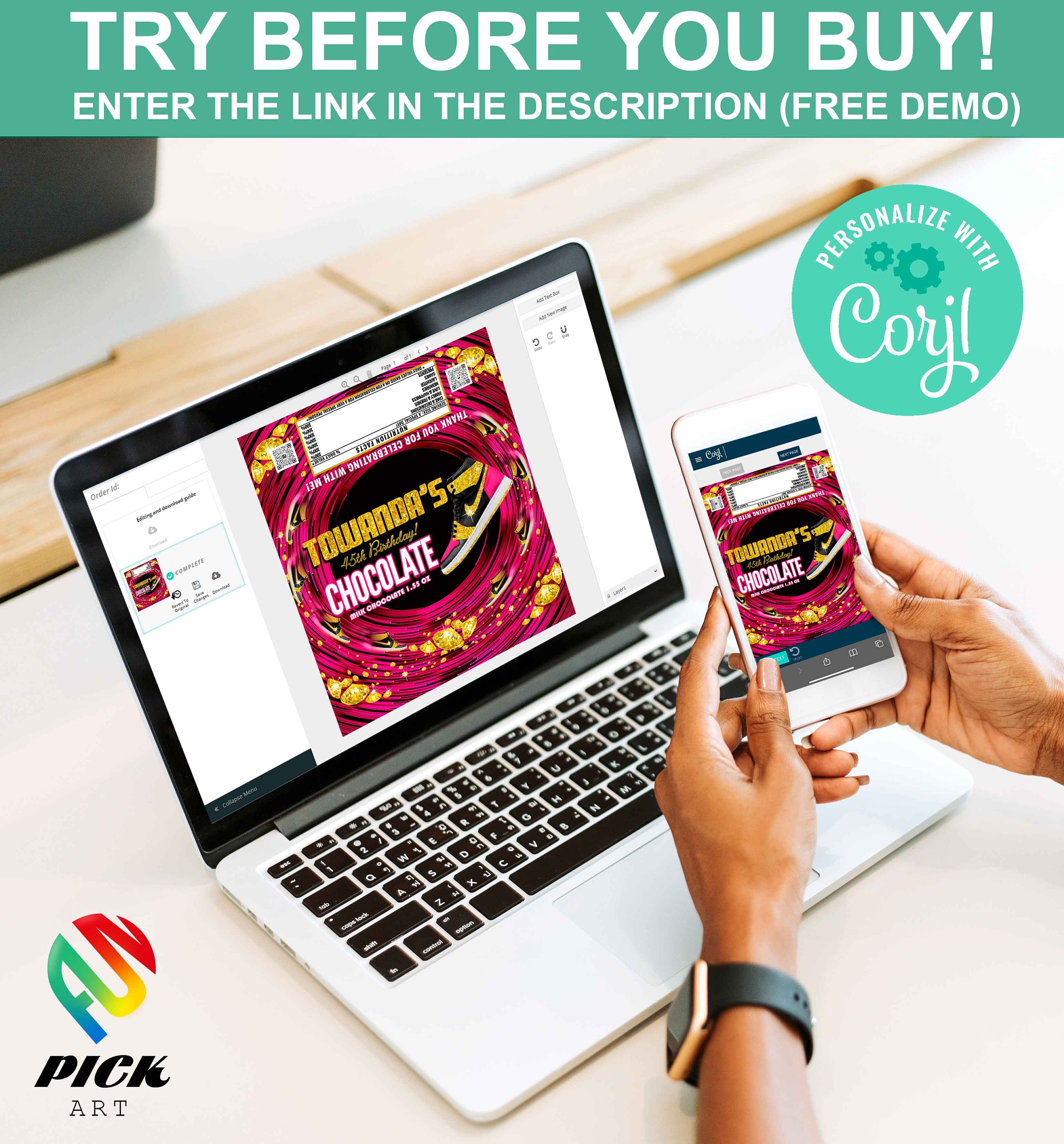 Editable Candy Wrapper Editable Chocolate Bar Editable - Etsy