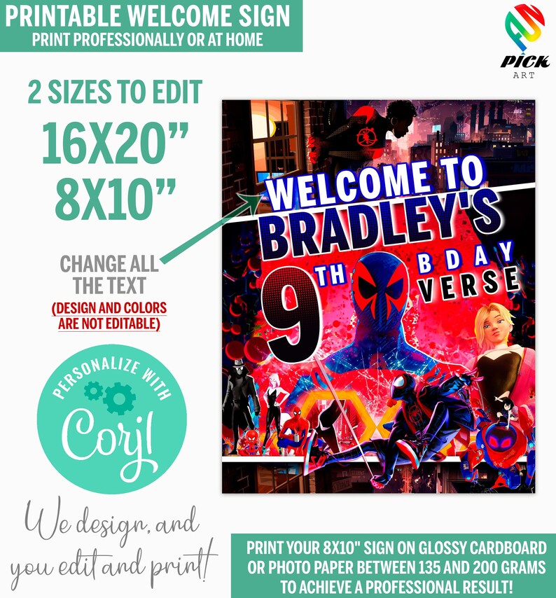 Editable Welcome Sign Editable Custom Sign Editable Sign - Etsy