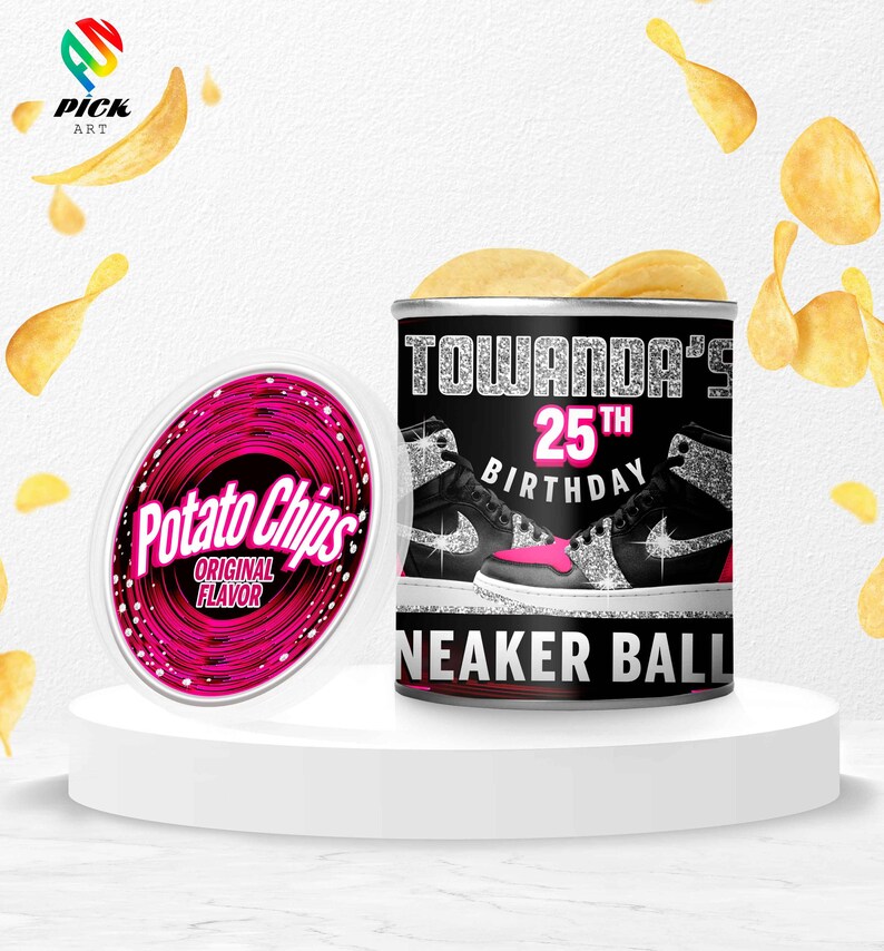 Editable Potato Chips Label, Editable Potato Wrapper, Editable Chips ...