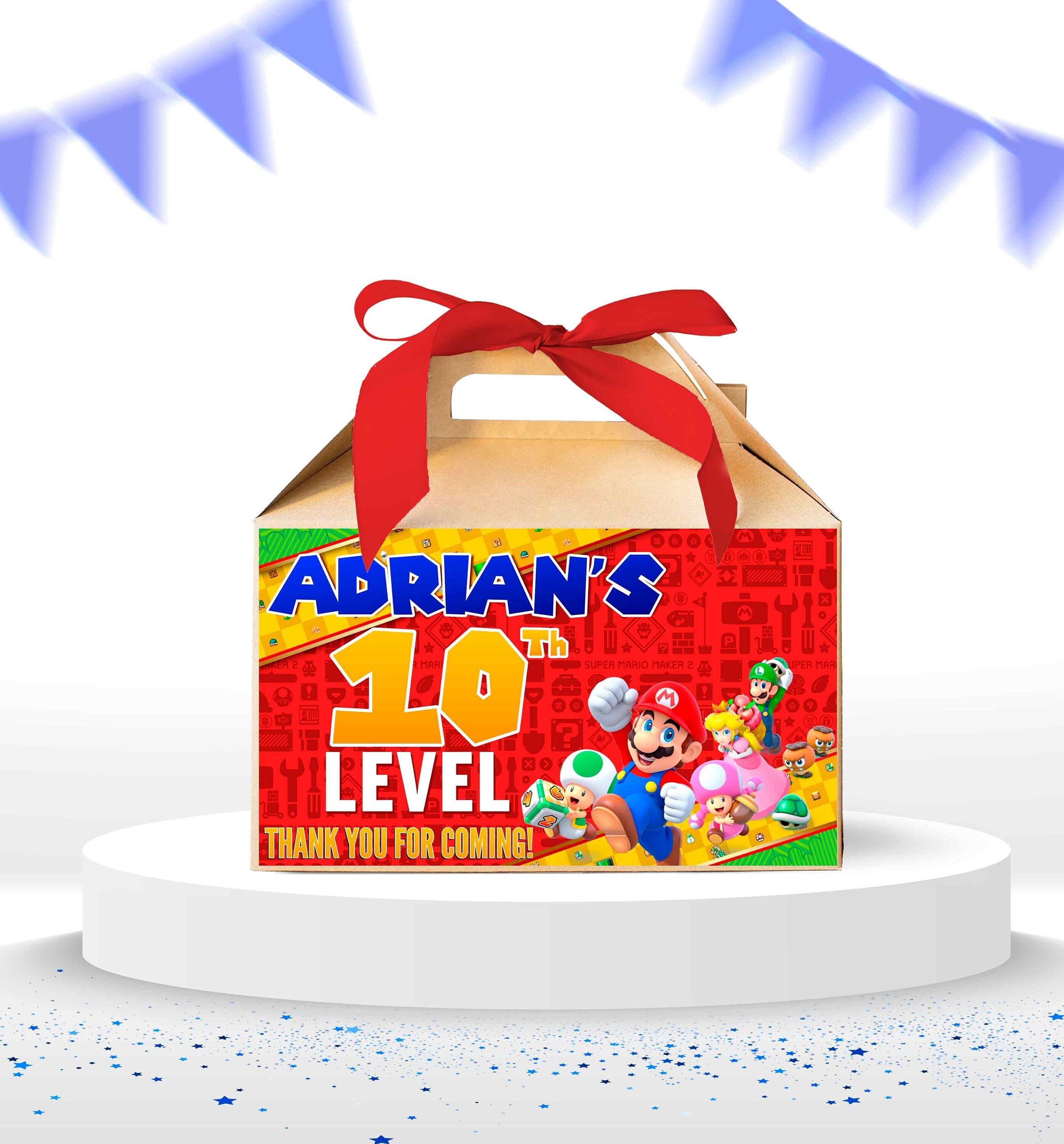 Editable Gable Box Label Birthday Printable Label Editable Box Label