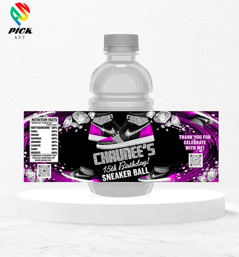 Editable Sport Drink Label, Editable Drink Label, Editable Bottle Label ...