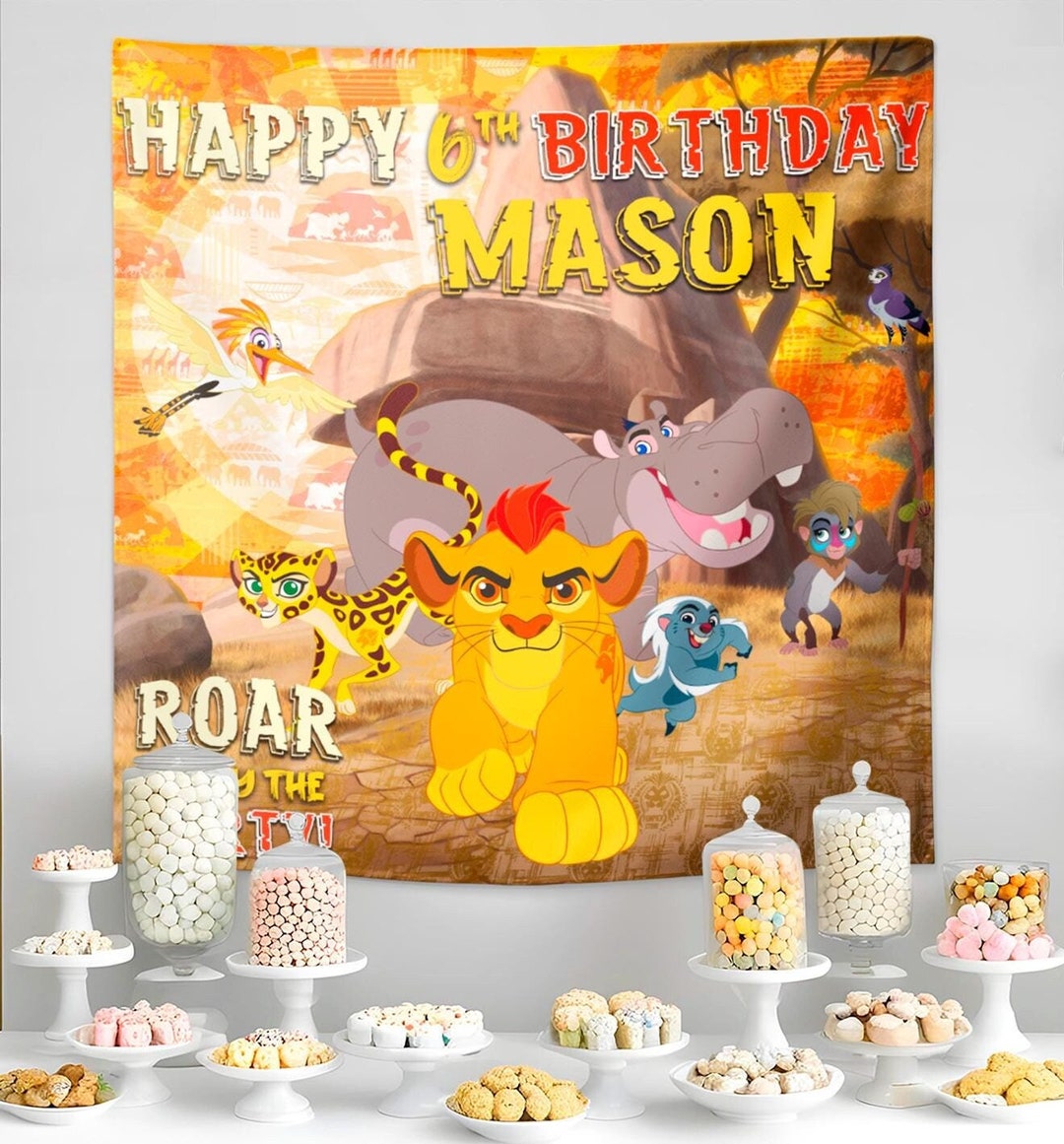 The Lion Guard Banner | Lion Guard Backdrop | the Lion Guard Wall Decor ...