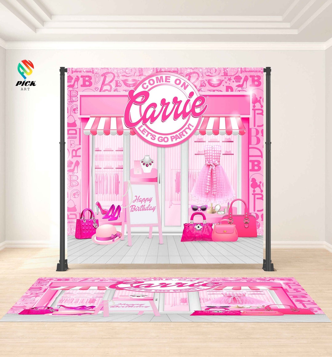 Editable Backdrop, Editable Banner, Kids Party Backdrop, Kids Birthday ...