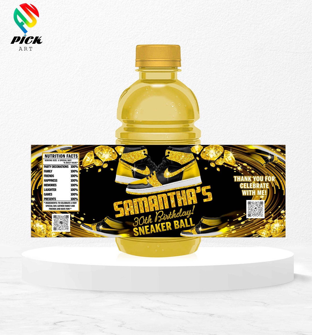 Sneaker Ball Sport Drink Label Sneaker Drink Label Sneaker Bottle Label ...