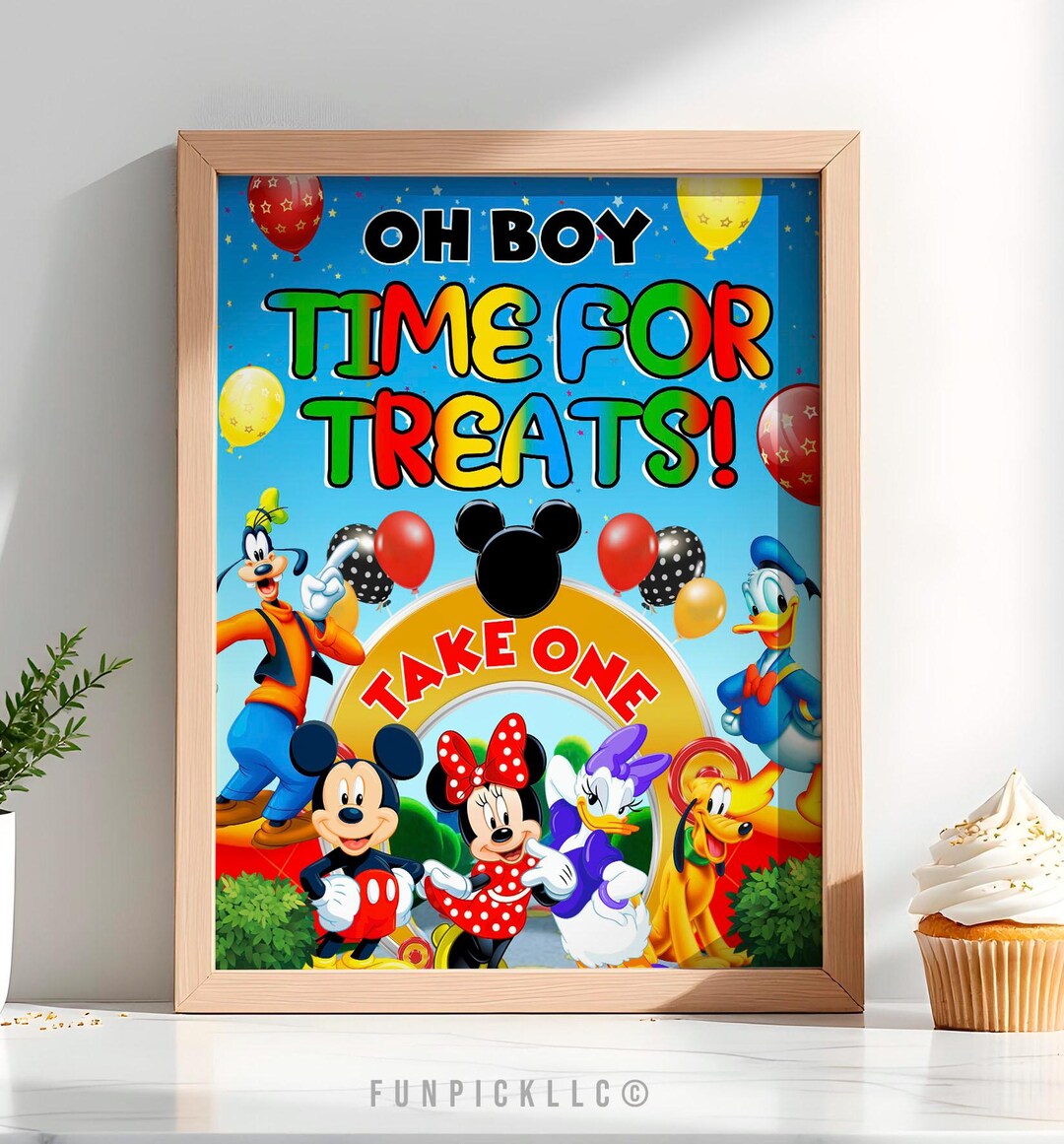 Dessert Sign for DIY, Kids Birthday Sign, 1st Birthday Theme, Kids ...