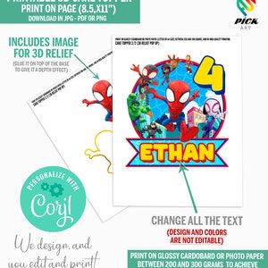 Editable Cake Topper Editable Custom 3D Cake Topper Editable Cake ...