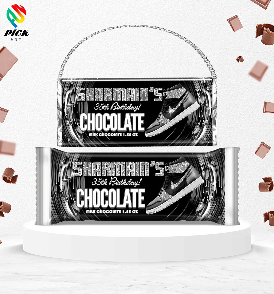 Editable Candy Wrapper, Editable Chocolate Bar, Editable Wrapper ...