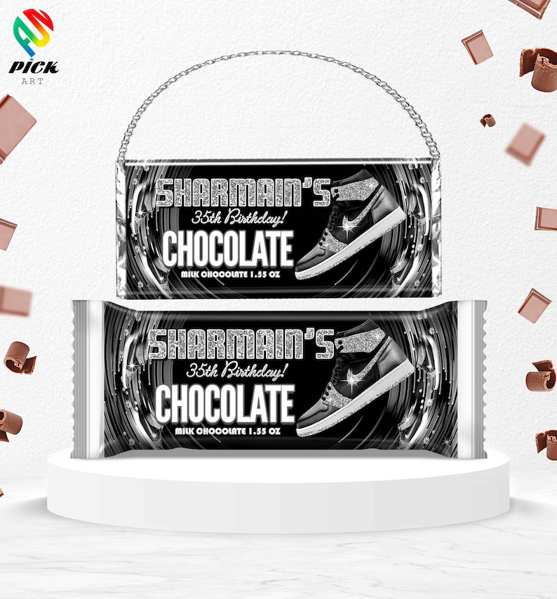 Editable Candy Wrapper, Editable Chocolate Bar, Editable Wrapper ...