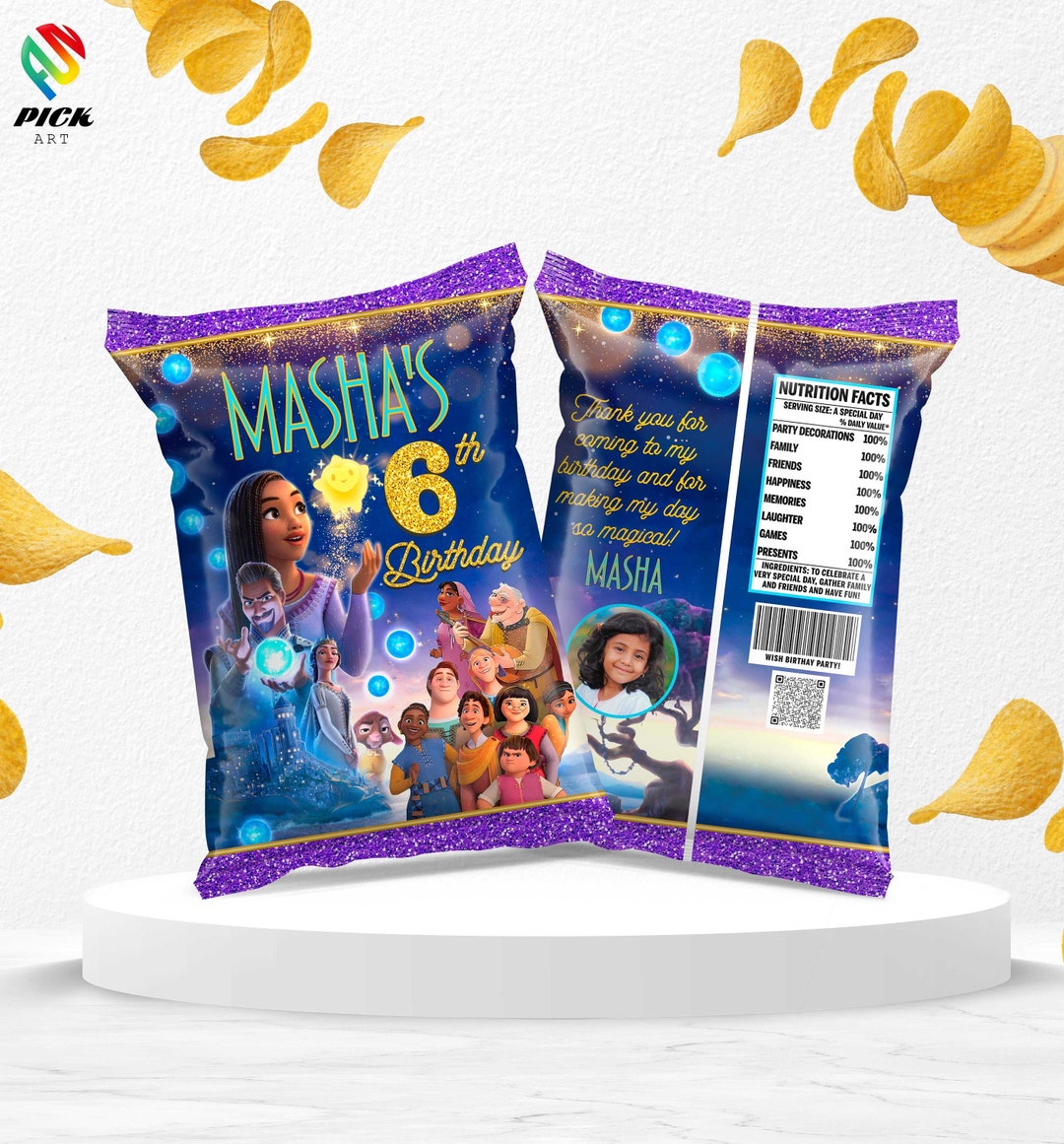 Editable Chips Bag Editable Template Birthday Custom Bag Editable ... Editable Chips Bag Editable Template Birthday Custom Bag Editable ...