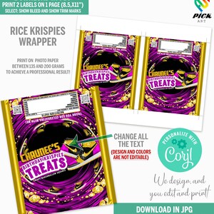 Sneaker Ball Rice Krispies Wrapper, Sneaker Candy Wrappers, Sneaker ...