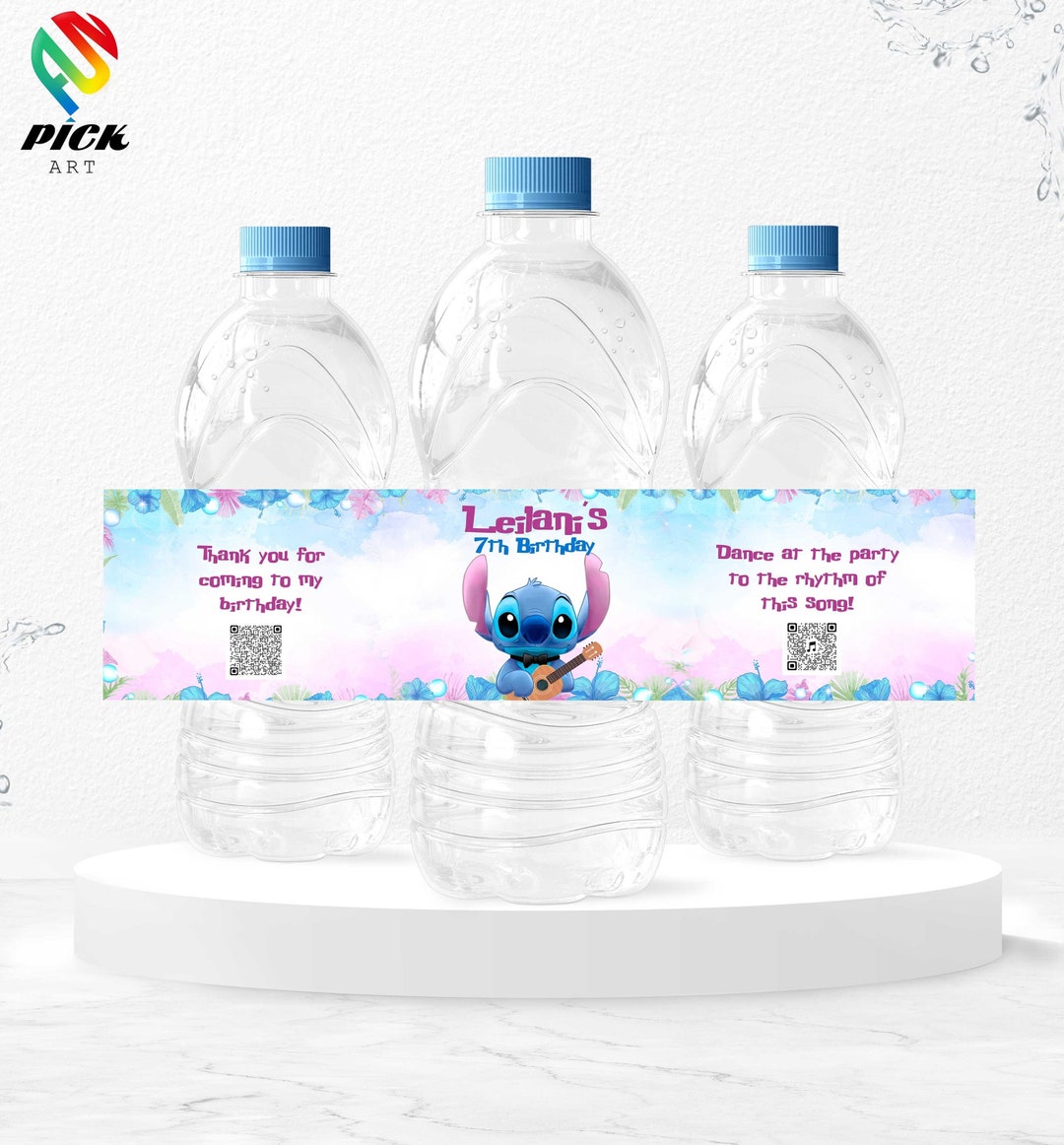 Hawaiian Water Bottle Labels Luau Drink Labels Tropical Juice Labels ...