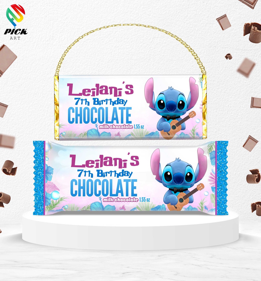 Hawaiian Candy Wrappers Luau Chocolate Bar Tropical Chocolate Wrapper ...