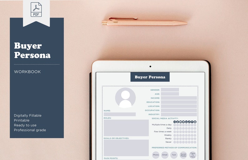 Build Your Buyer Persona or Avatar - Etsy