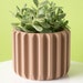 Modern Wood Planter COLUMN | Minimalist Indoor Plant Pot | Uniquely ...