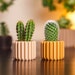 Modern Wood Planter COLUMN Minimalist Indoor Plant Pot Uniquely ...
