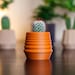 Modern Wood Planter TORCH | Minimalist Indoor Plant Pot | Uniquely ...