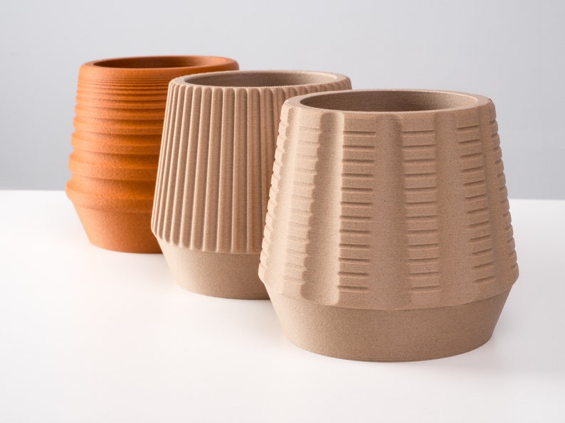 Set of 3 Small Planters #3 | Original Gift | Succulent Wooden Planter ...