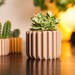 Modern Wood Planter COLUMN Minimalist Indoor Plant Pot Uniquely ...