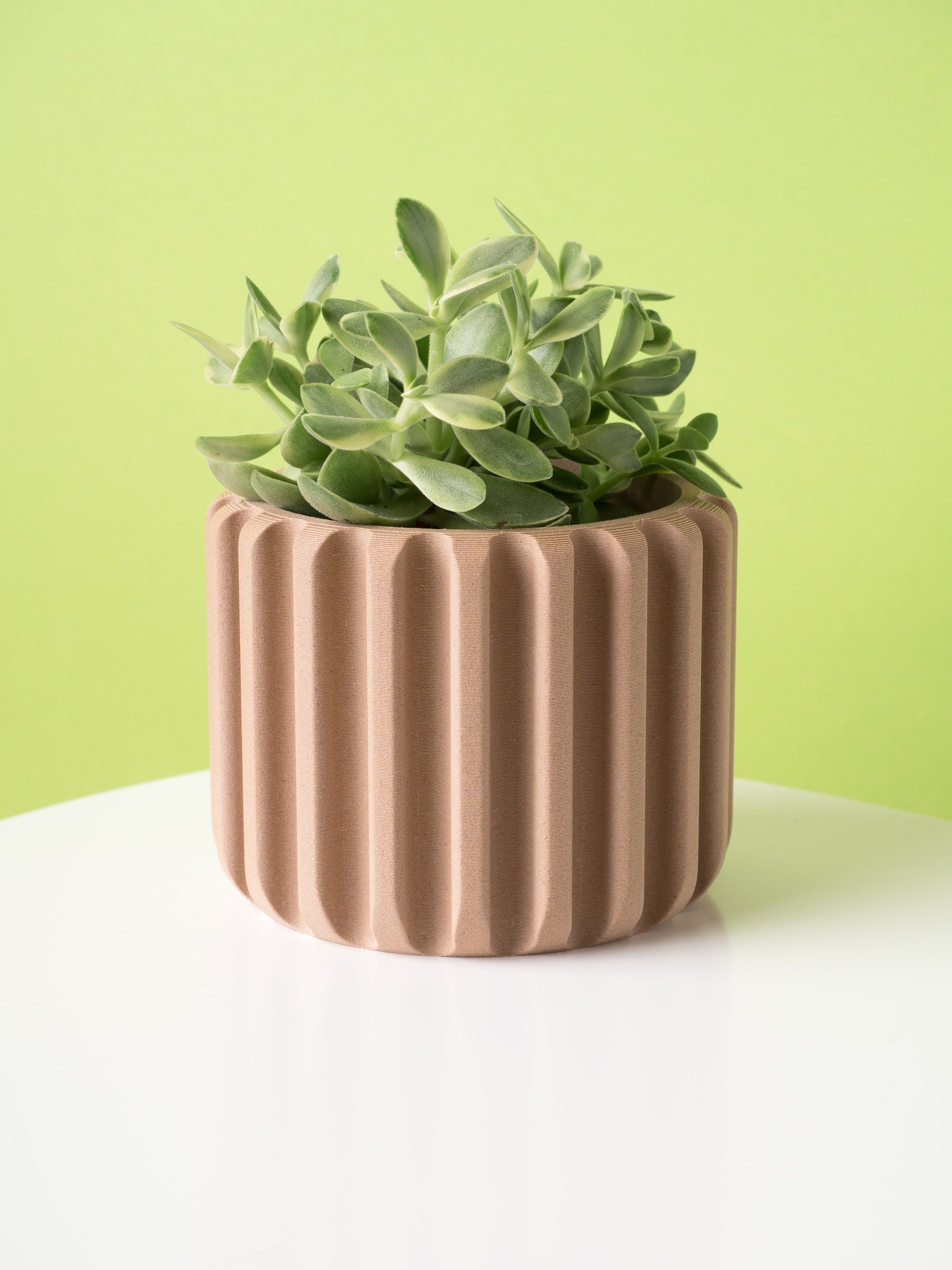 Modern Wood Planter COLUMN | Minimalist Indoor Plant Pot | Uniquely ...