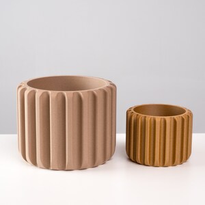 Modern Wood Planter COLUMN | Minimalist Indoor Plant Pot | Uniquely ...