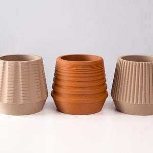 Set of 3 Small Planters #3 | Original Gift | Succulent Wooden Planter ...