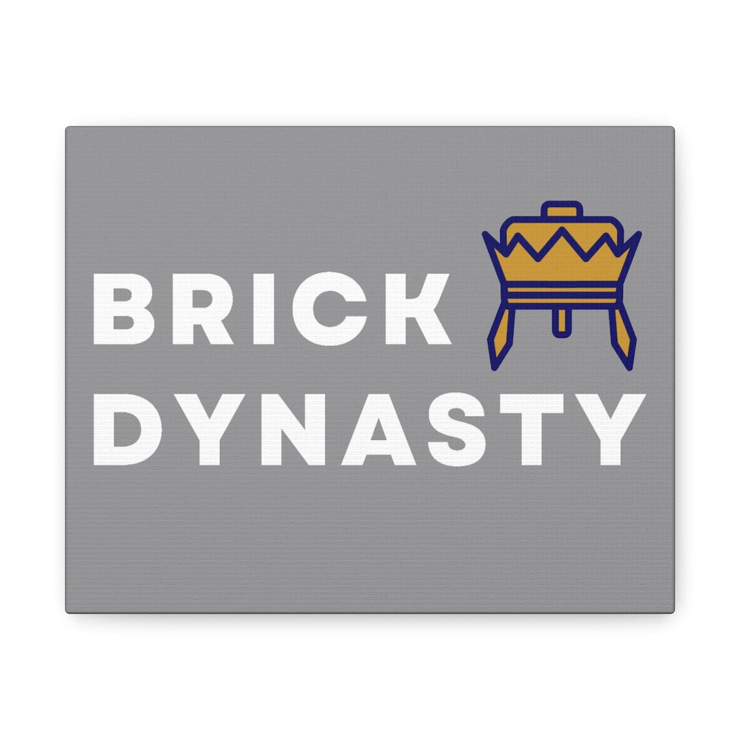 Brick Dynasty Crown Logo Sign Canvas Gallery Wrap 10 X 8 - Etsy