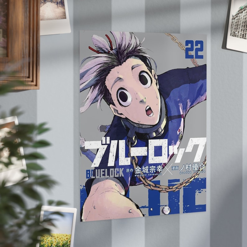 Carteles de Blue lock portadas de manga capítulo de Bluelock - Etsy España