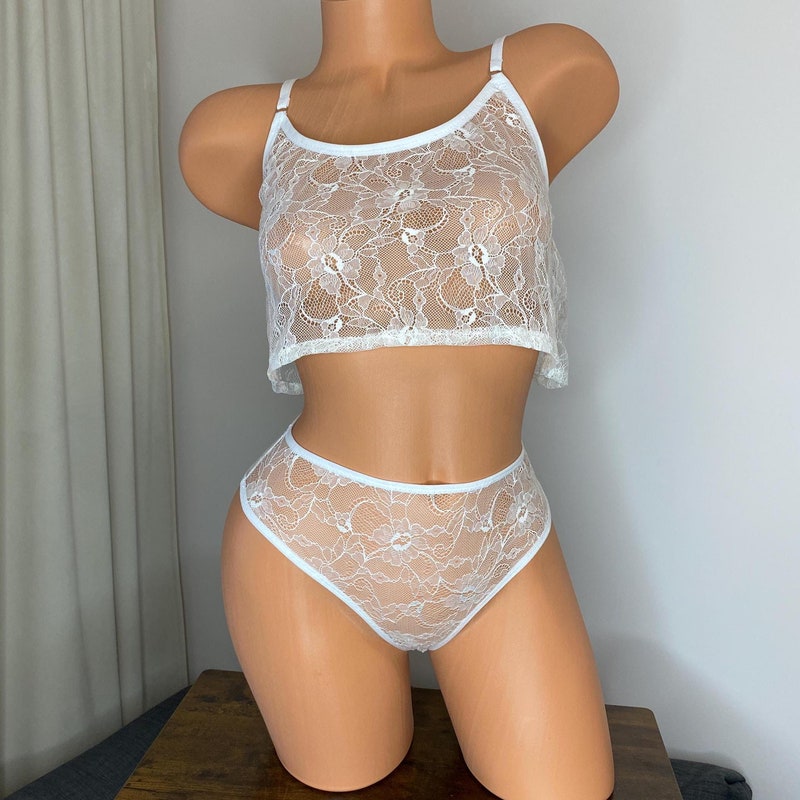 See Through Crop Tops - Etsy