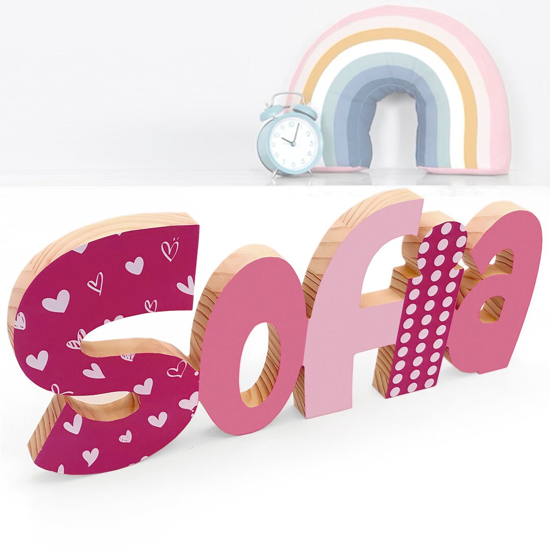 Personalized Wooden Names for Weddings Birth Gift - Etsy