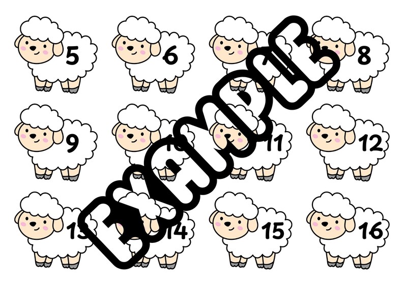 Counting Sheep Maths Game – Farm Pen Activity, Numbers 1-20 (digital ...