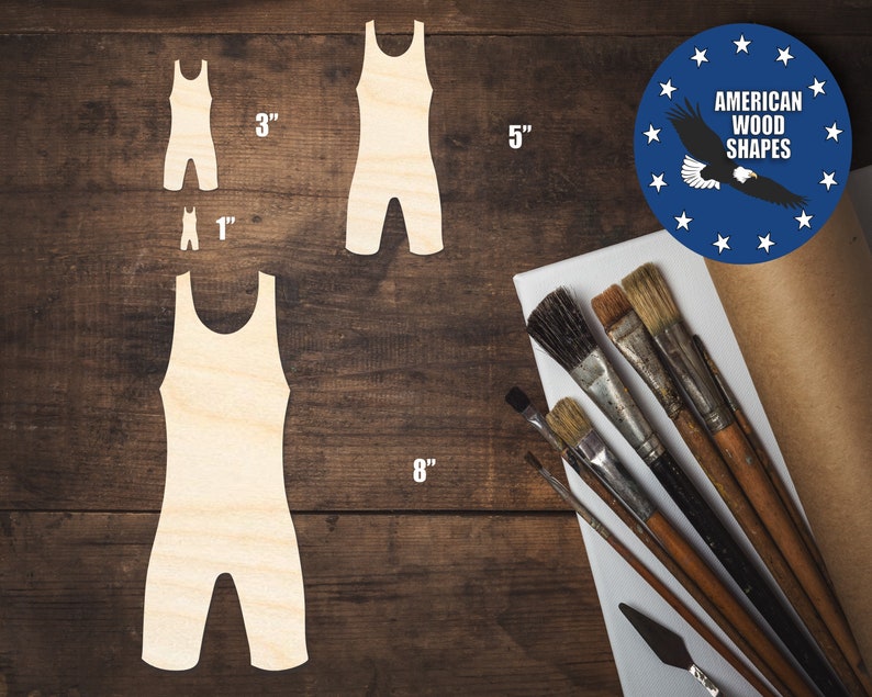 Unfinished Wood Wrestling Uniform Shape - Craft - up to 36" DIY - Etsy