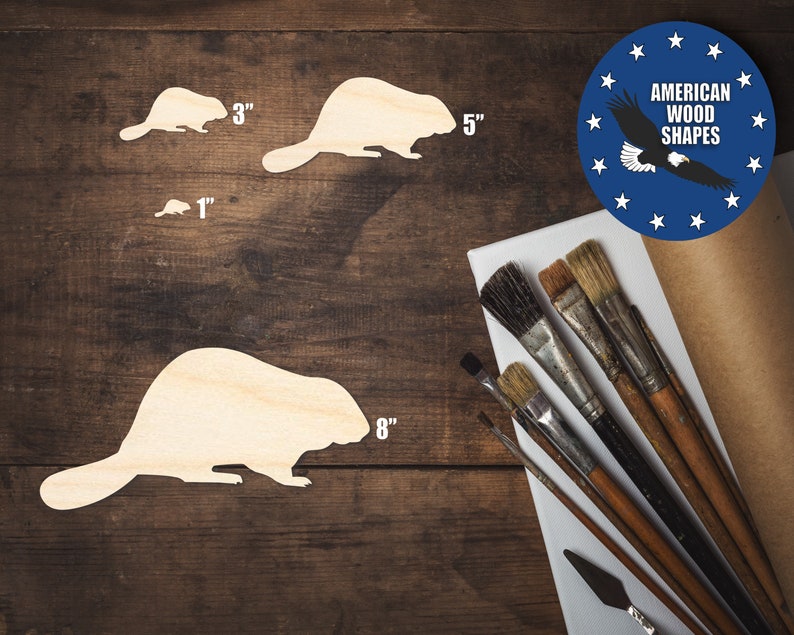 Unfinished Wood Beaver Silhouette - Craft- up to 24" DIY - Etsy