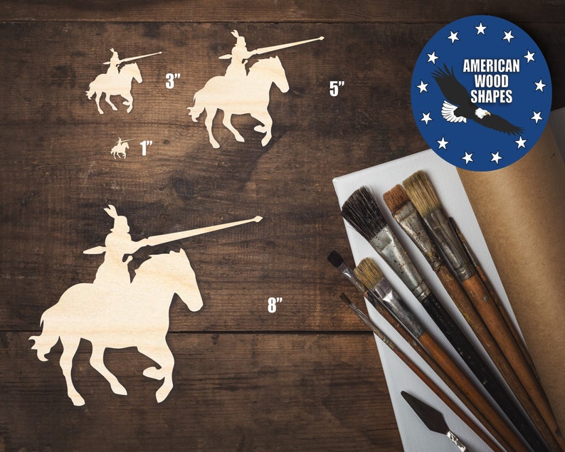 Unfinished Wood Jousting Knight Shape - Craft - up to 36" - Etsy