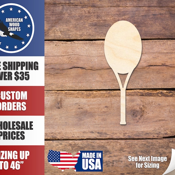 Wood Tennis Racket - Etsy