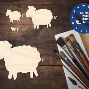Unfinished Wood Cute Sheep Shape - Craft - up to 36" - Etsy