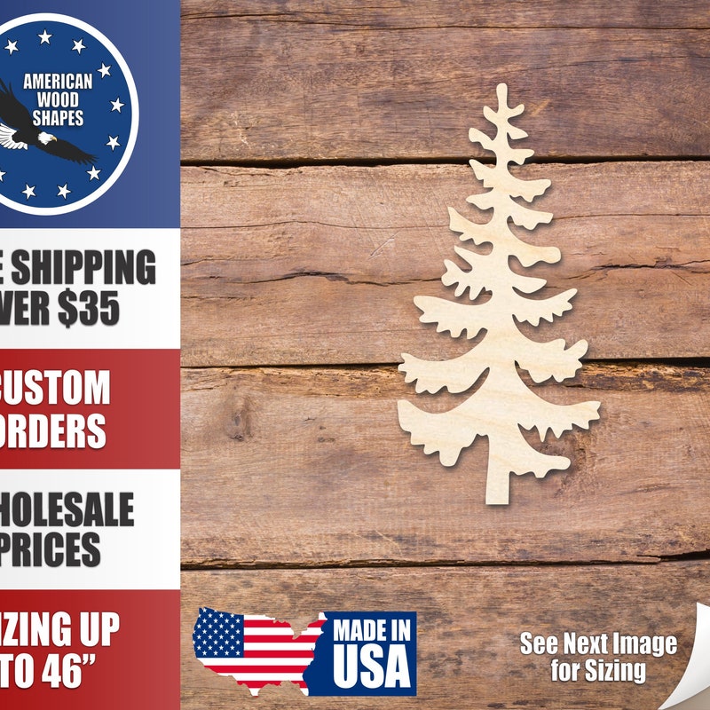 Pine Tree Shape - Etsy