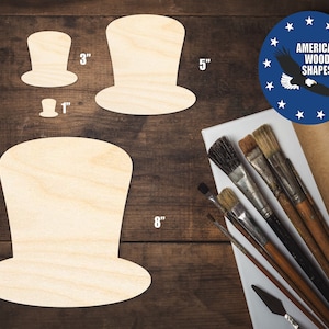 Unfinished Wood Hat - Magician's Top Hat- Craft up to 24" DIY - Etsy