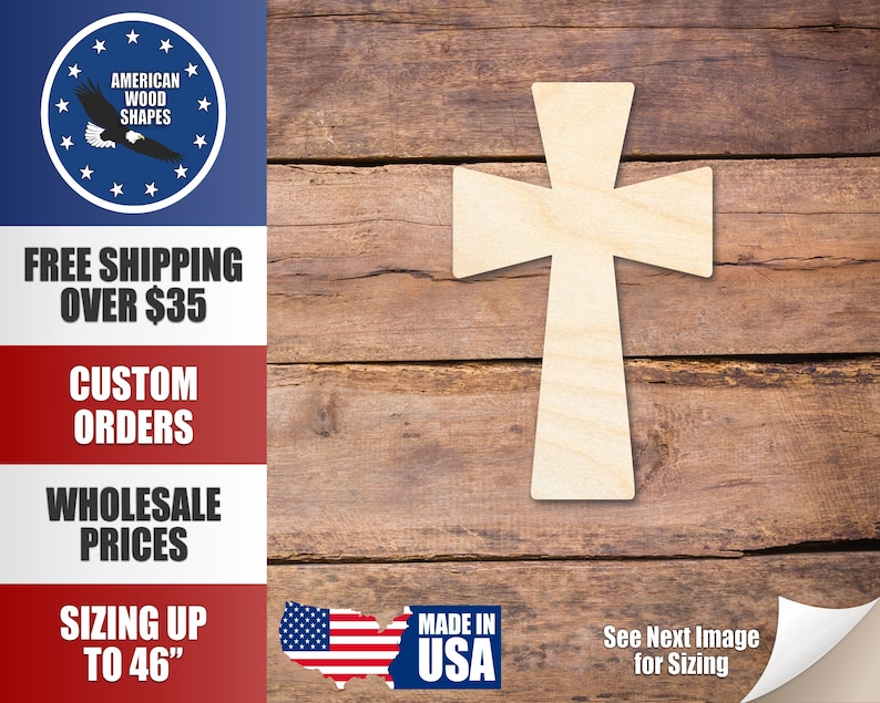 Unfinished Wood Germanic Cross Shape - Craft - up to 36" DIY - Etsy