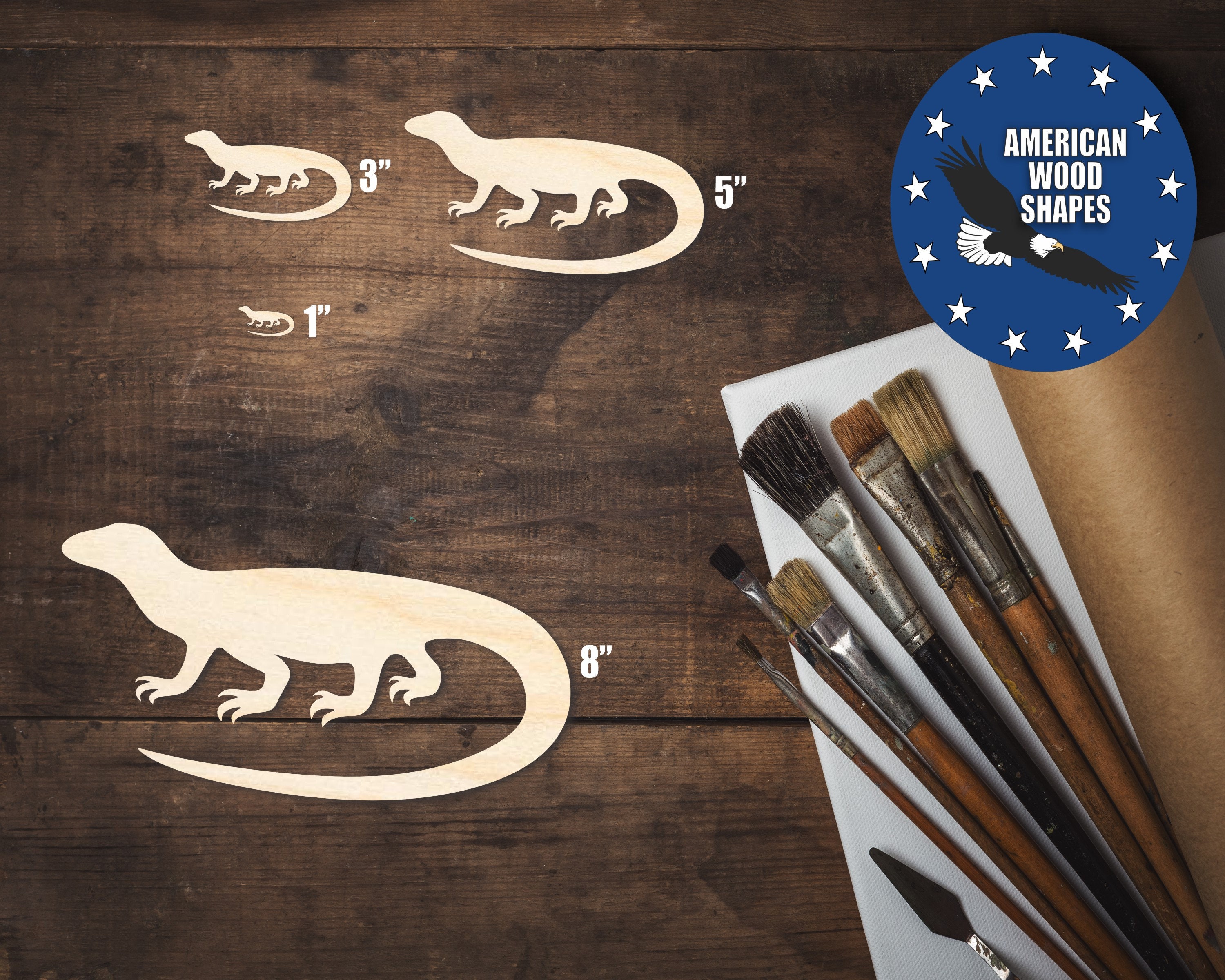 Unfinished Wood Komodo Dragon Shape - Craft - up to 36" DIY - Etsy