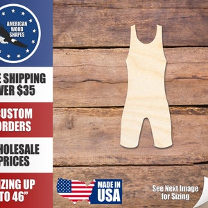Unfinished Wood Wrestling Uniform Shape - Craft - up to 36" DIY - Etsy