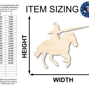 Unfinished Wood Jousting Knight Shape - Craft - up to 36" - Etsy