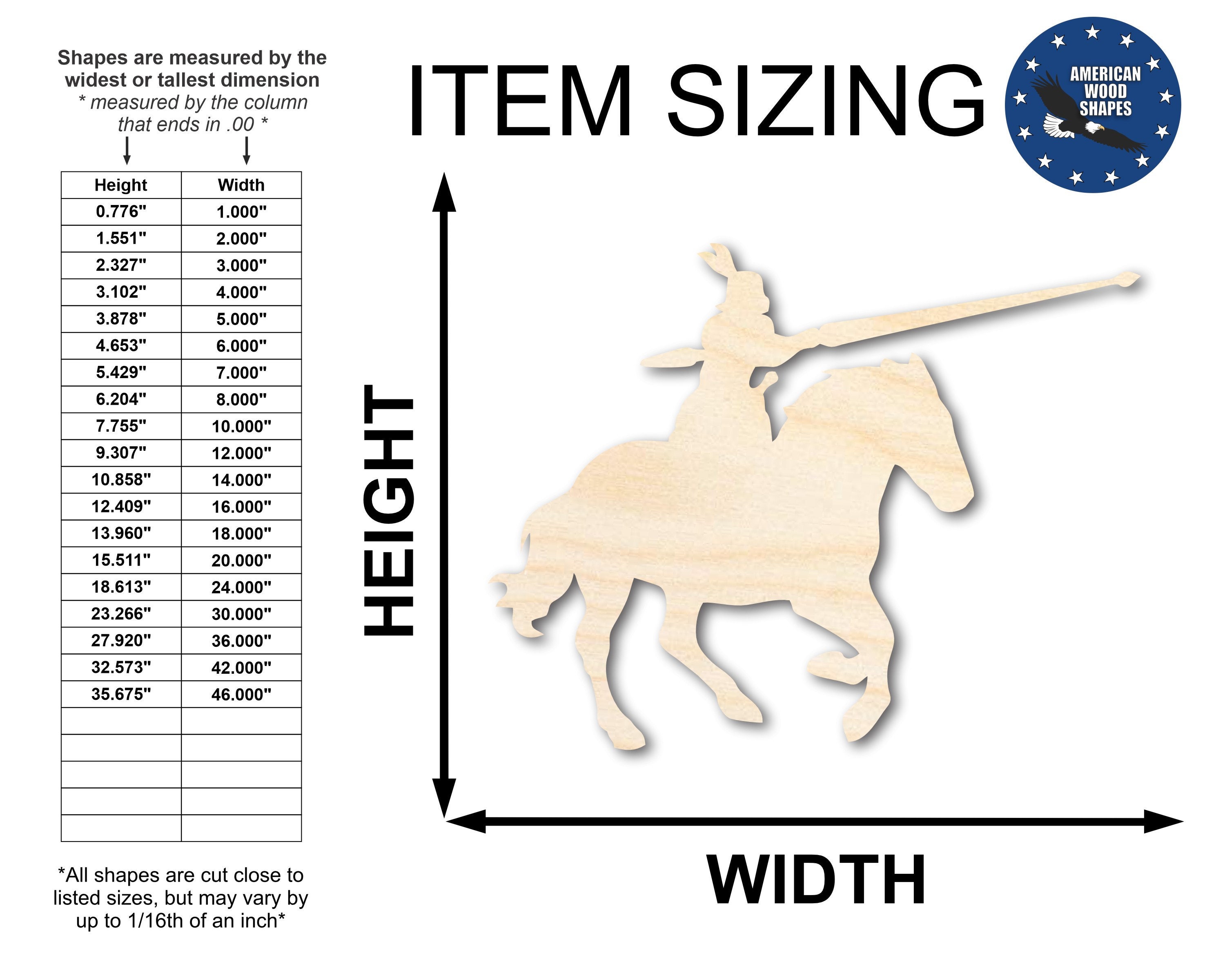 Unfinished Wood Jousting Knight Shape - Craft - up to 36" - Etsy