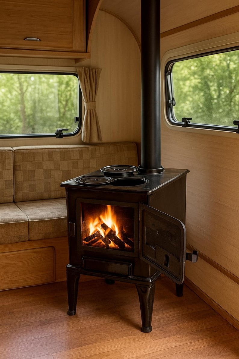 Wood Burning Stove, Mini Wood Stove, Medium Duty Mini Stove, Camping ...