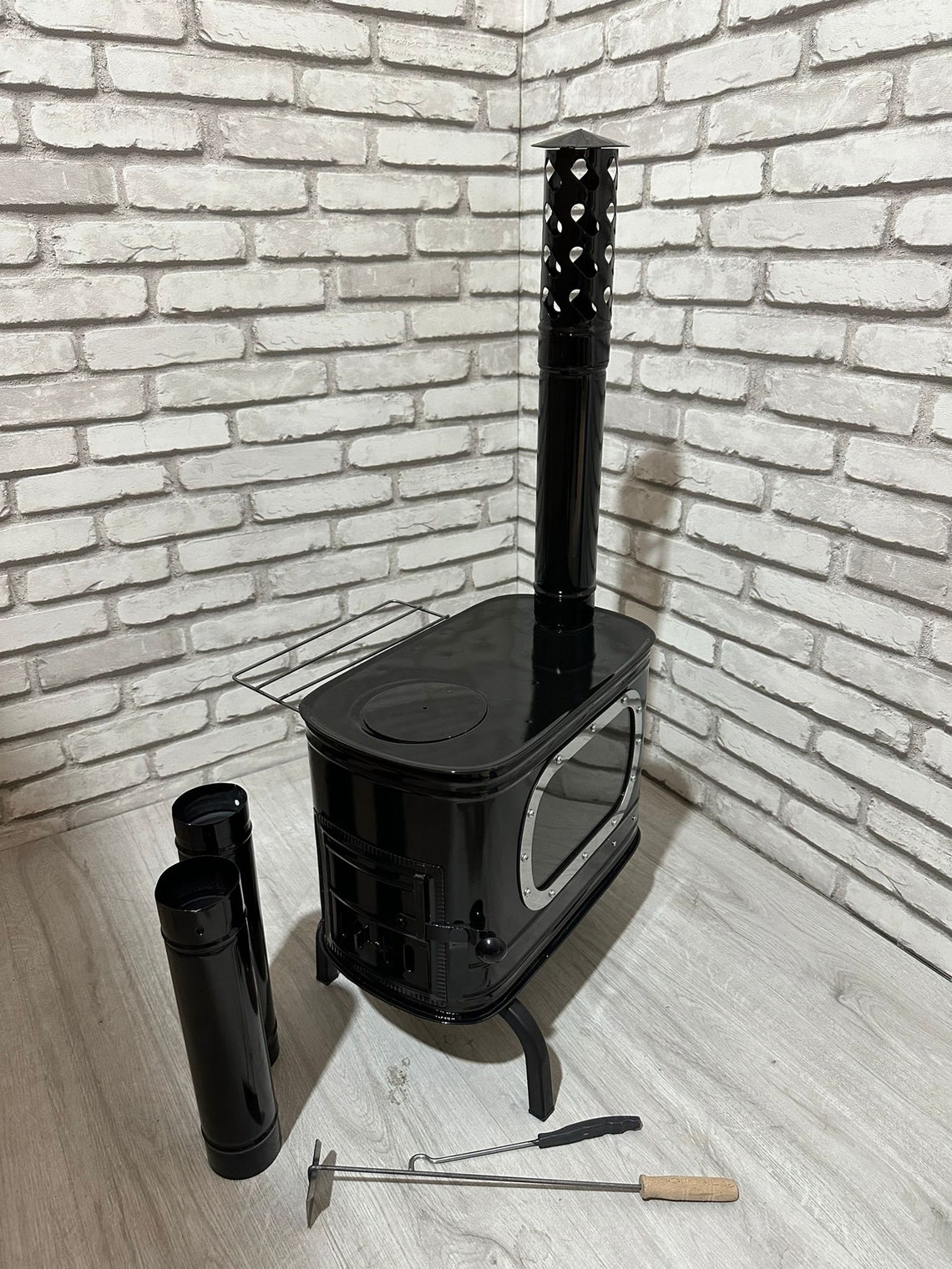 Mini Wood Stove, Fireplace Wood Stove, Small House Warming Wood Stove ...