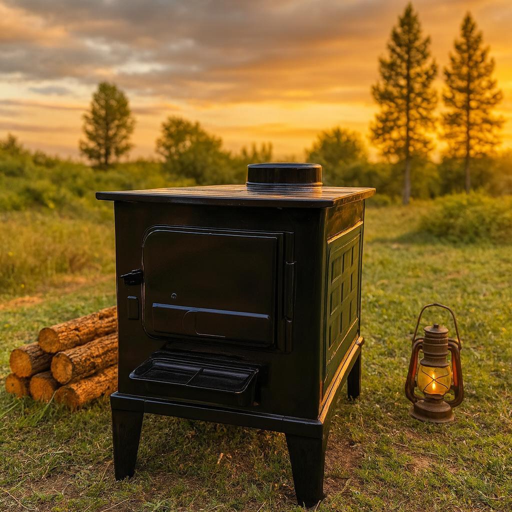 Handmade Wood Burning Stove With Oven: Camping, Caravan & Tent Use - Etsy